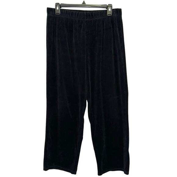 Pappagallo | Pants & Jumpsuits | Pappagallo Black Velour Petite Pants ...
